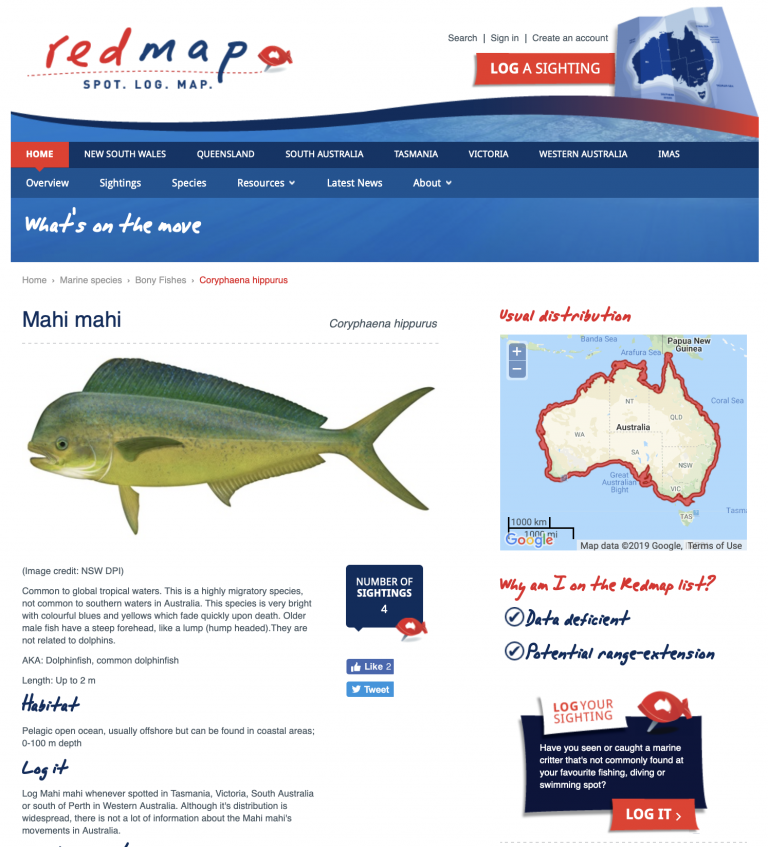 ‘Mahi-Mahi’ Catch off Victorian Coast - VRFish