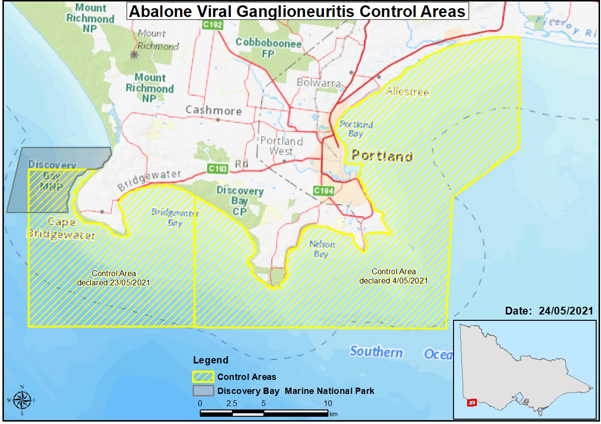 Updated Restrictions in Response to Abalone Disease in South West - VRFish